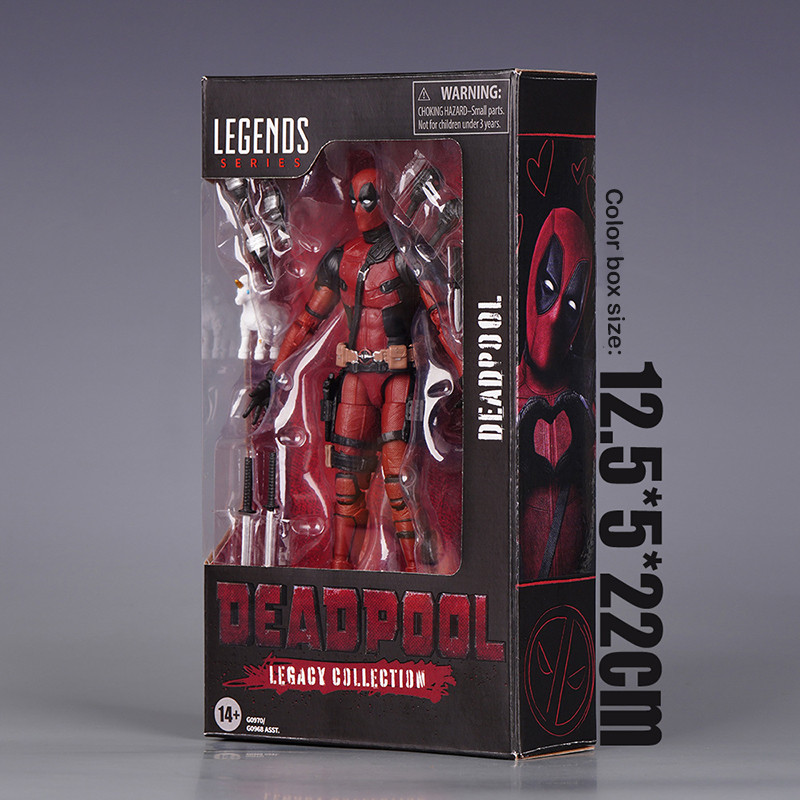 Hot Anime Movie Deadpool Model 6 Inch PVC Action Figure SHF Deadpool ...