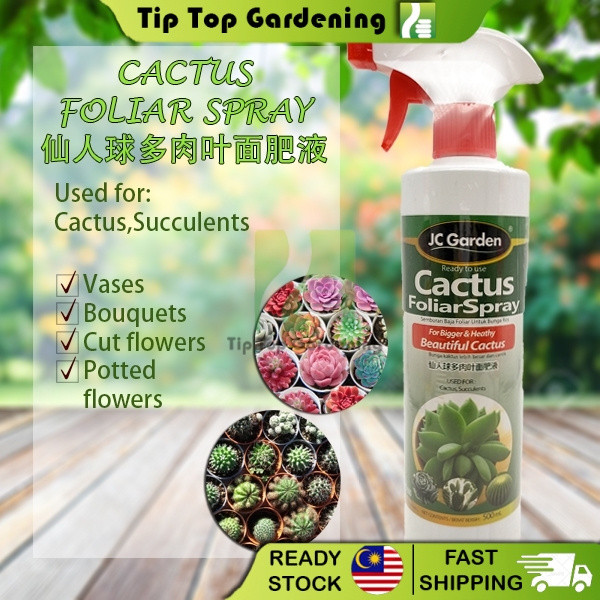 500ML JC GARDEN CACTUS FOLIAR SPRAY FOR CACTUS SUCCULENT GARDENING ...