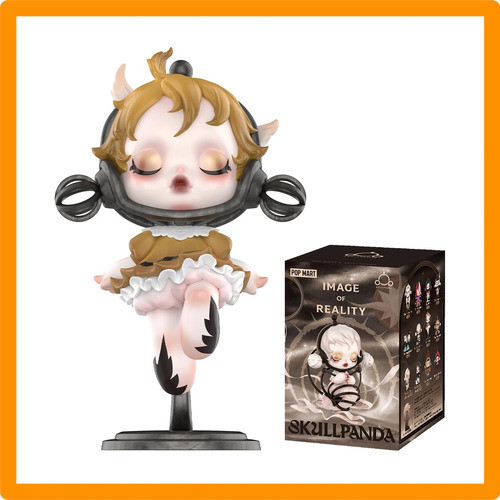 POP MART SKULLPANDA iMage of Reality Series1 Peace Pops Pop Mart Gacha ...