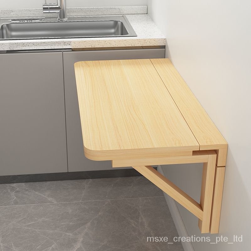 Wall-Mounting Folding Table Wall Wall-Mounted Table Folding Racks ...