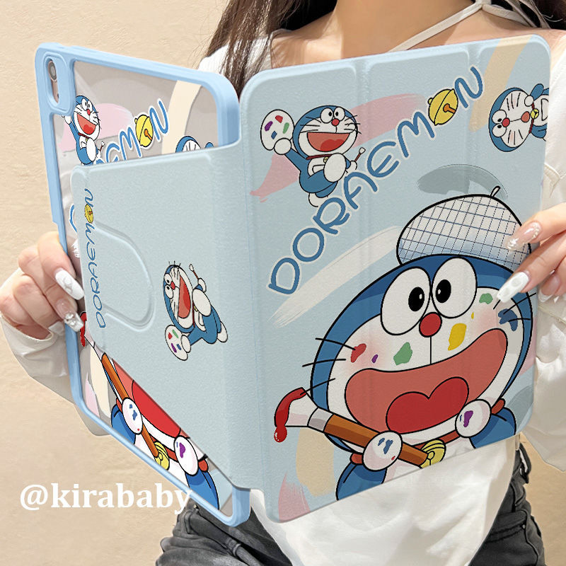 For iPad Case 720° Rotation With Pencil Slot Gen11 A16 Air 7 M3 2025 ...