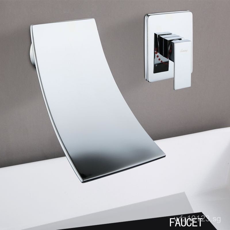 Bathtub Water Outlet Washbasin Mixer Valve Concealed Hot and Cold Basin ...
