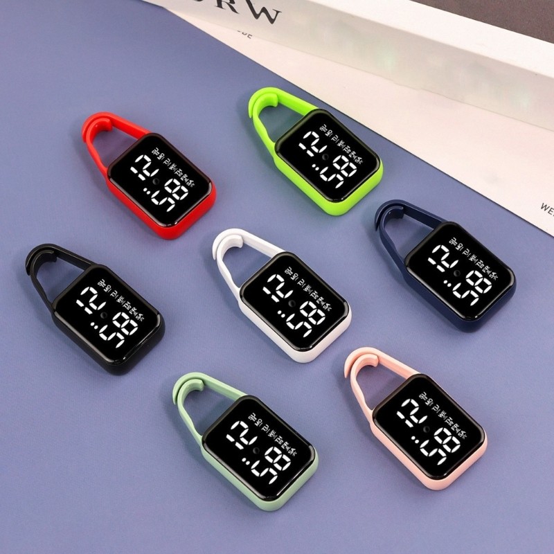 Yao Led Electronic Hanging Watch Night Light Waterproof Touch Digital ...