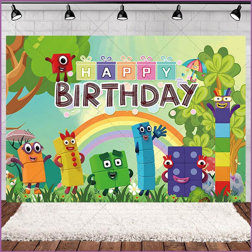 NS5 Numberblocks Theme decoration Celebrate Party Photo Photography ...