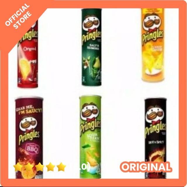 Pringles potato mini 102gr original - sour & cream - potato chips ...
