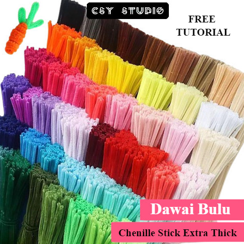 Super THINCK Gebu Flower Feather Wire Color Feather Wire Fluffy Flower ...