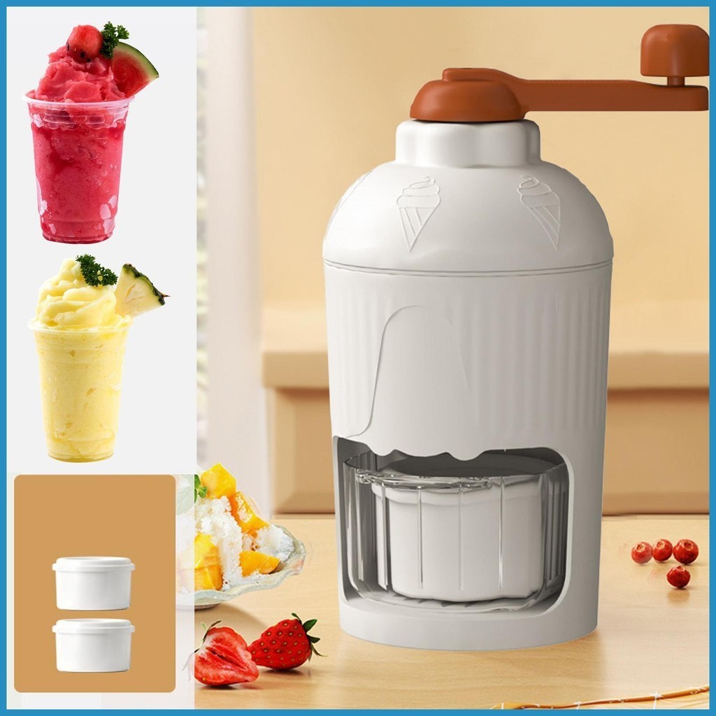 Manual Ice Machine Slushies Maker Machine Portable Smoothies Hail Ice ...