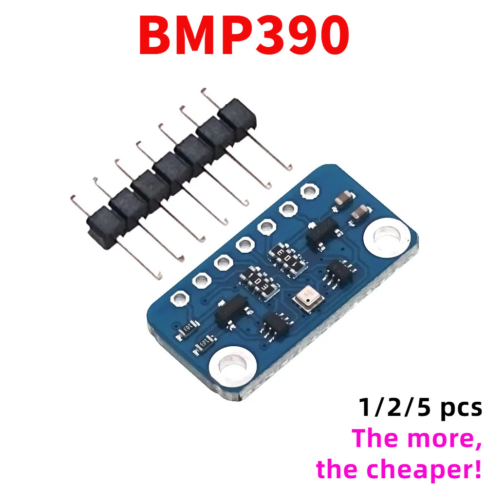 1/2/5pcs BMP390 High Precision Atmospheric Pressure Sensor Module I2C SPI Interface Compatible ...
