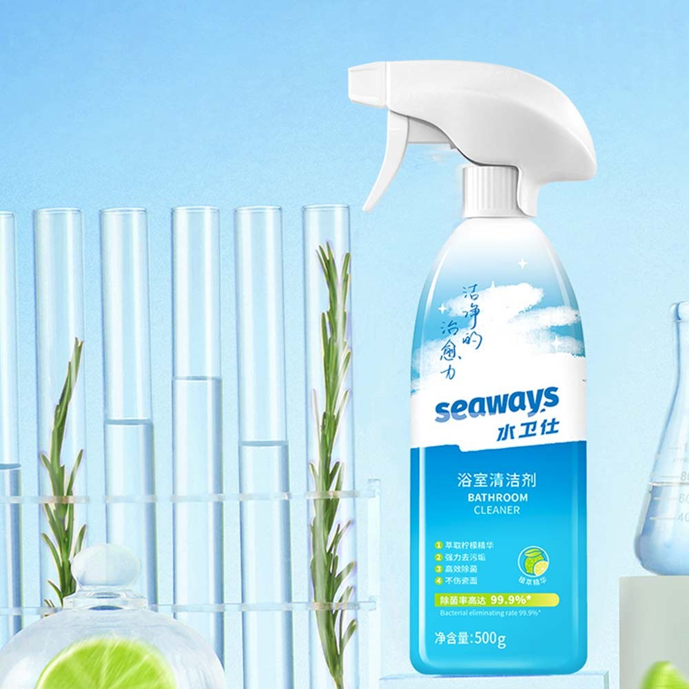 Seaways Bathroom Cleaner 500g Toilet Cleaner Glass Watermark Remover ...
