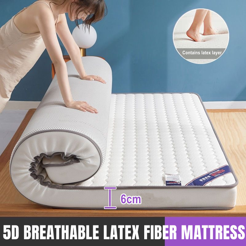 6cm Latex Mattress / Tatami Mattress/ Foldable Mattress Anti Dust Mite ...