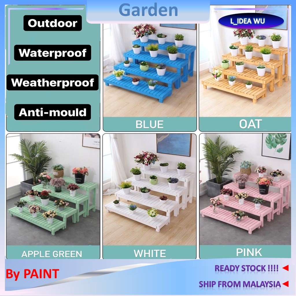 Waterproof and Anti-mold Outdoor Colour Paint Flower Pit Rack Balcony ...