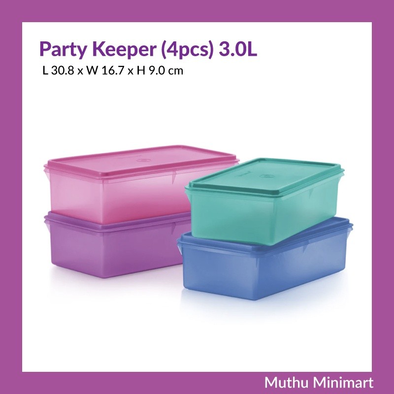 Tupperware | Party Keeper Food Storage Food Container Lunch Box | Bekas ...