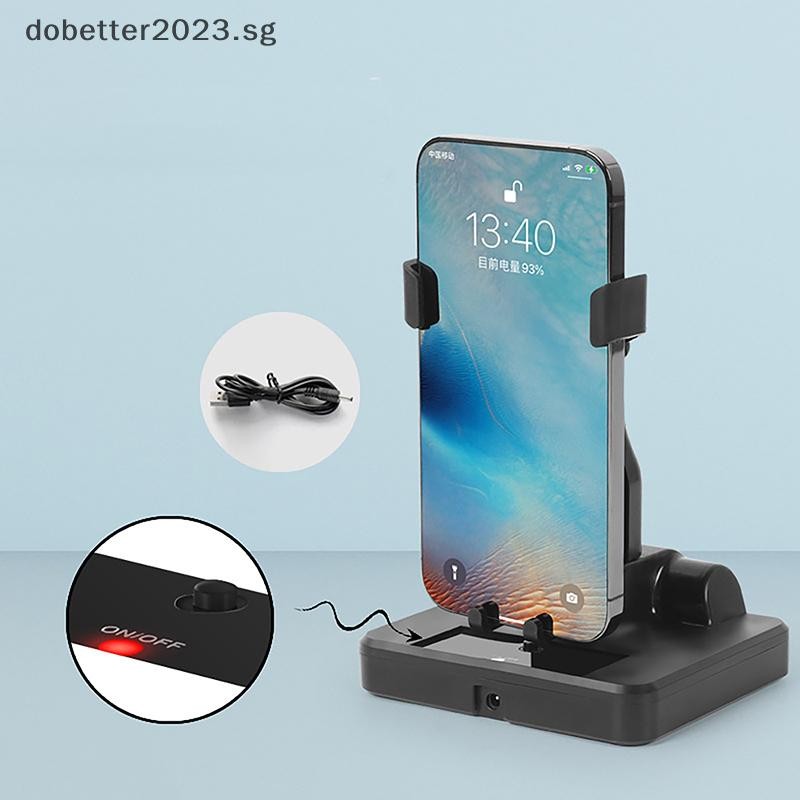 [DB] Desk Mute Automatic Swing Shaker Mobile Phone Stand Holder ...