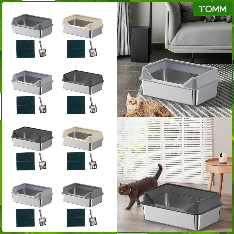 [Wishshopehhh] Cat Anti Splashing Cat Litter Basin for Small and Large ...