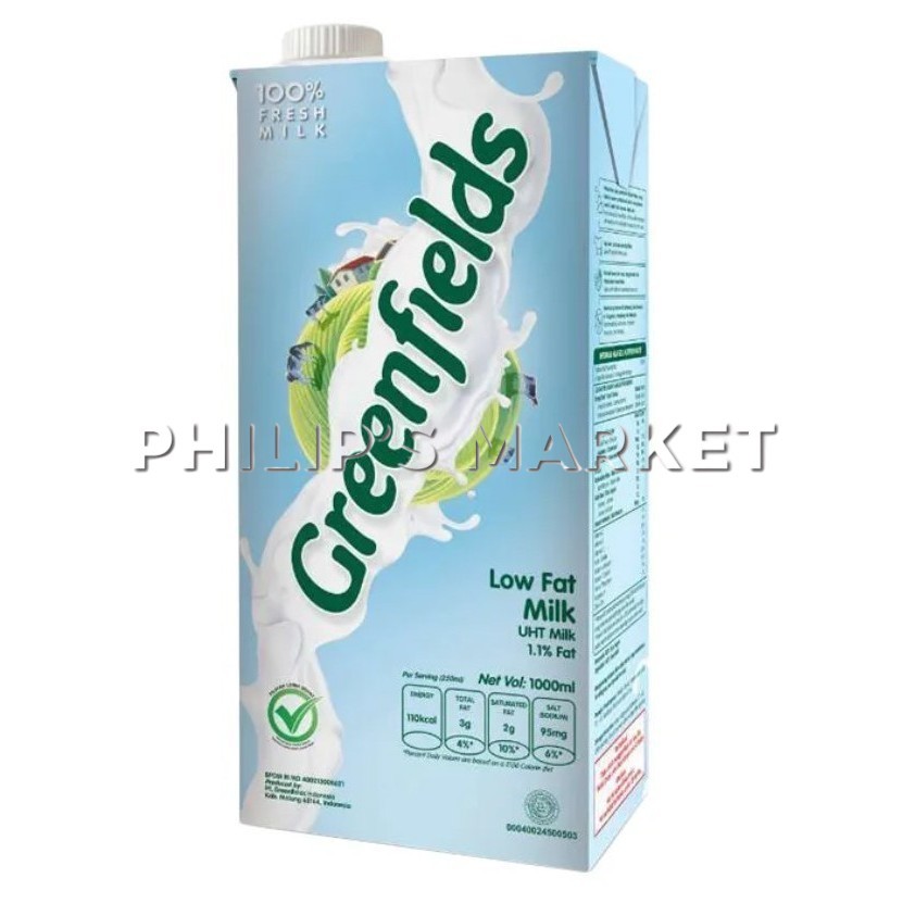 Greenfields Low Fat Fresh Milk 1L | Shopee Singapore