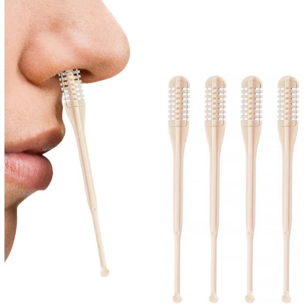 2 in 1 Nasal Hair Cutter, 2025 New Manual 360° Rotating Nostril Hair ...