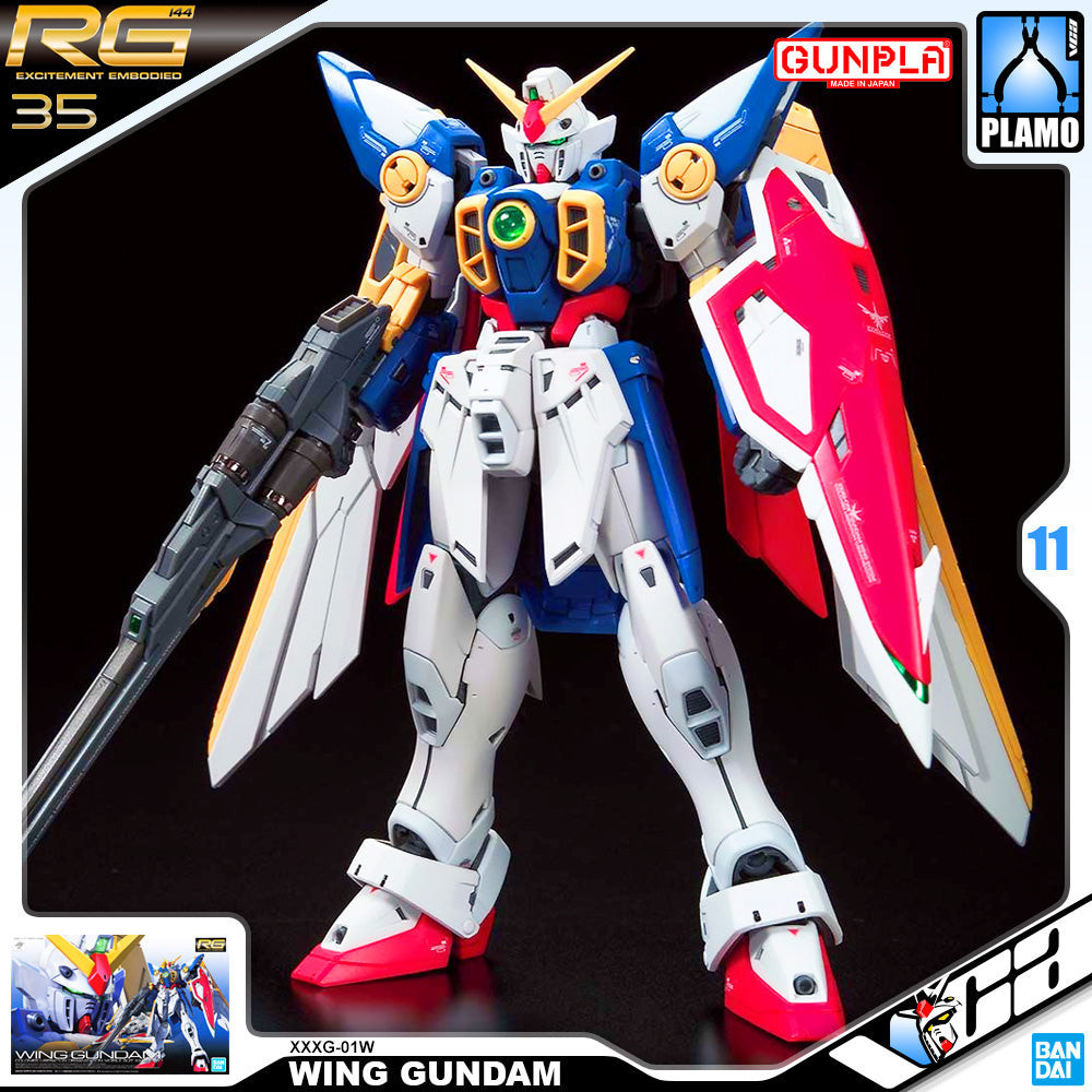 ⭐️ BANDAI GUNPLA REAL GRADE RG 1/144 XXXG-01W WING GUNDAM PLASTIC MODEL ...