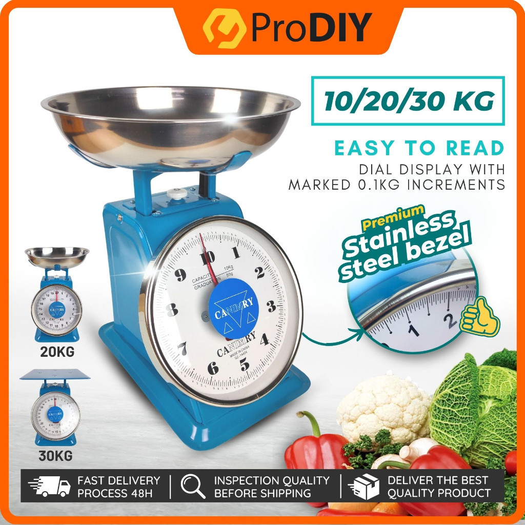 10Kg / 20Kg / 30Kg Spring Balance Weighing Mechanical Scale Pasar Malam ...