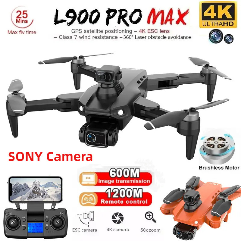 L900 PRO MAX GPS Drone With 4K SONY Camera 5G Wifi 360° Obstacle ...