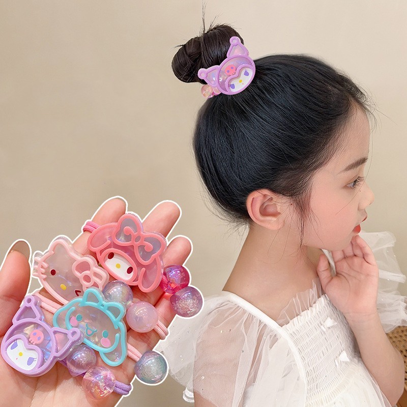 Cartoon Sanrio Rubber Bands for Ladies Fashion Cute Trend High Stretch ...