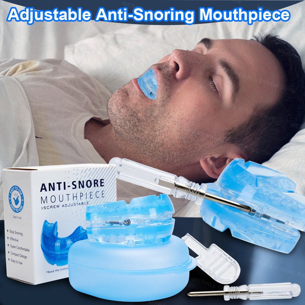 Anti Snoring Mouth Guard Adjustable Anti-Snoring Mouthpiece Sleeping ...