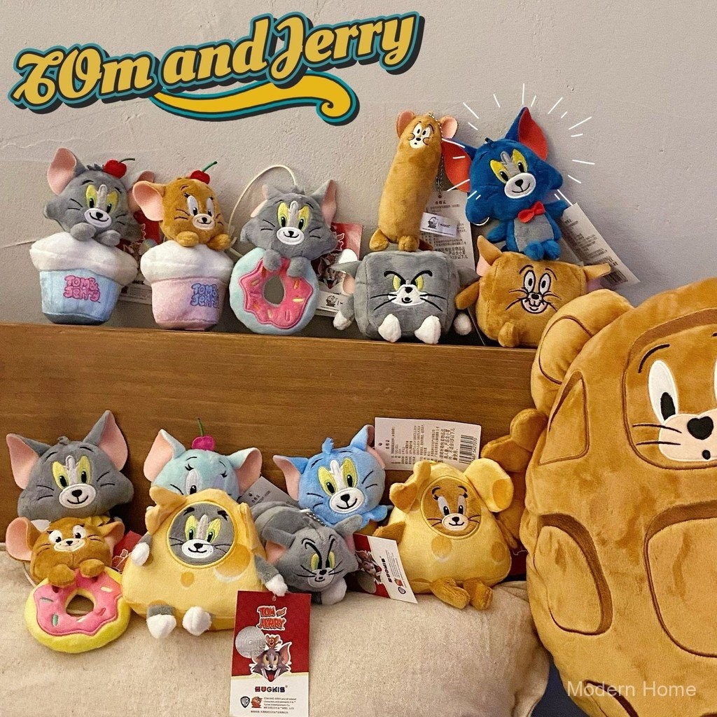 CuteTom and Jerry Cartoon Talking Tom Cat Keychain Collection | Shopee ...