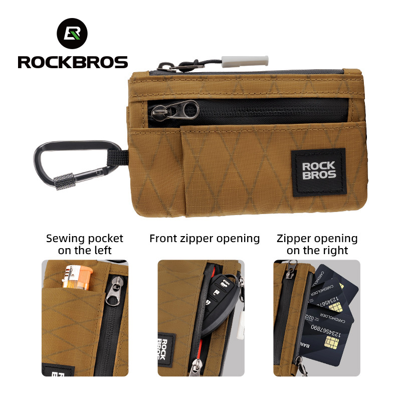 【3-day Delivery】ROCKBROS Multi-functional Portable Card Bag Compact ...