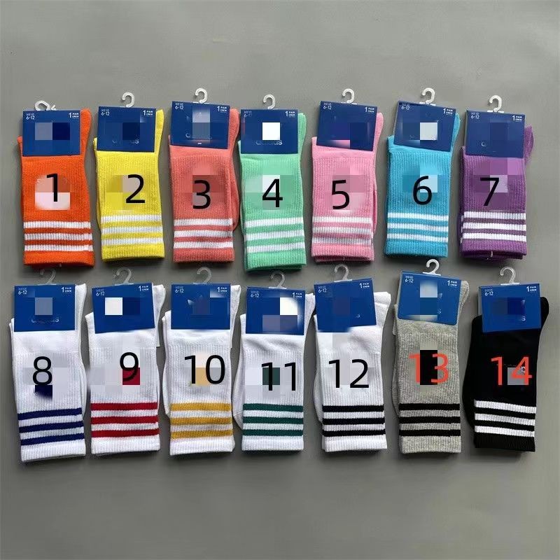Candy Color Sports Socks Unisex High Socks Fashionable Breathable ...