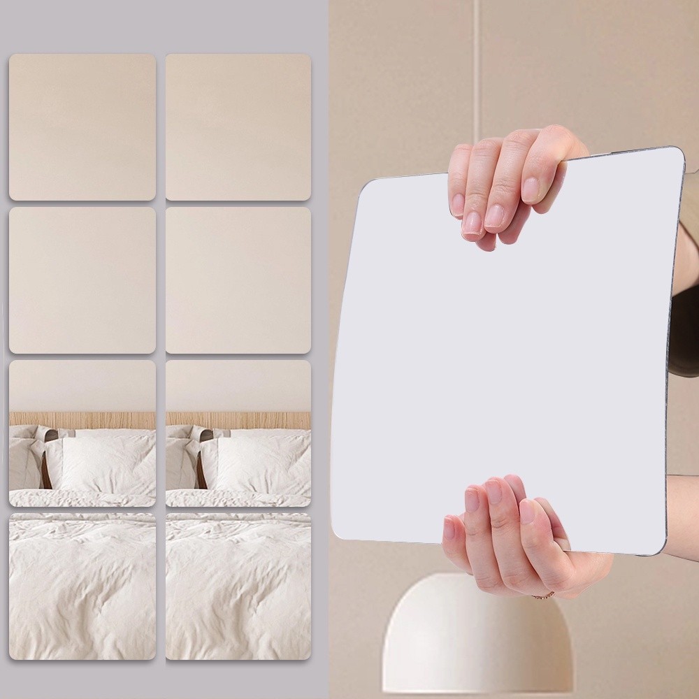 【Lucky Mirror】Acrylic Mirror Wall Stickers/Self-adhesive Mirror ...
