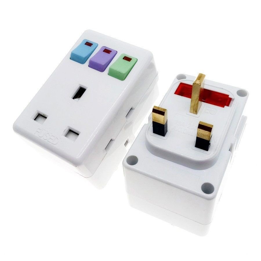 SG British Standard Hong Kong Version Conversion Plug One Turn Multi ...
