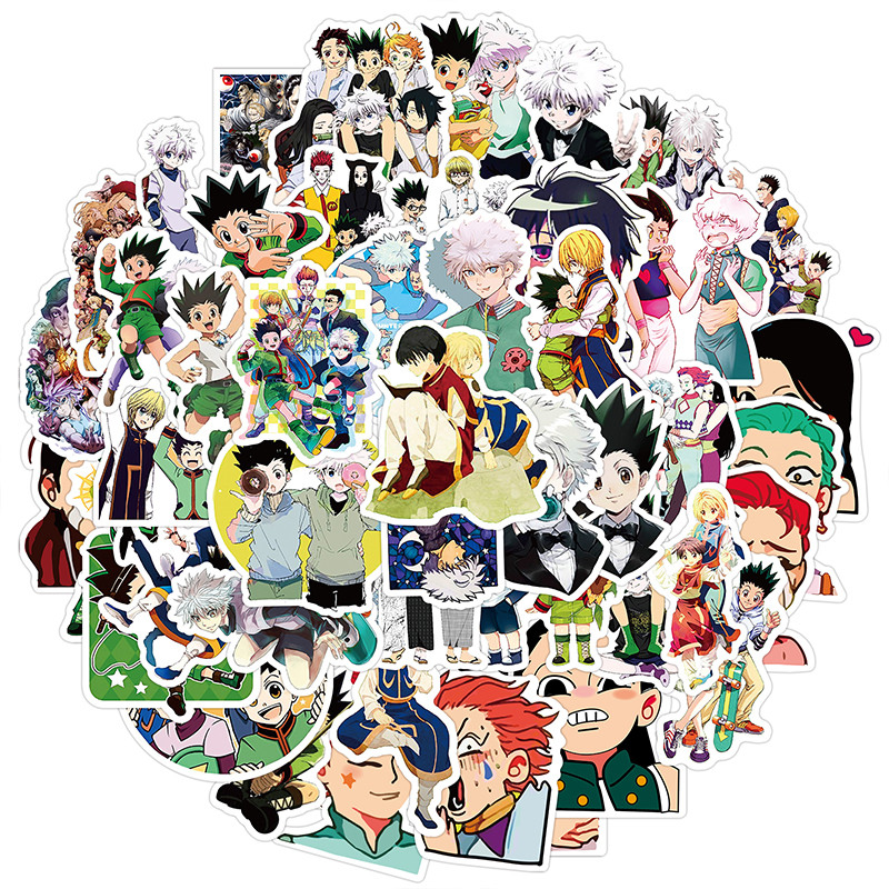Hunter x Hunter Stickers - 50PCS for DIY Scrapbooking, Daily Decor ...
