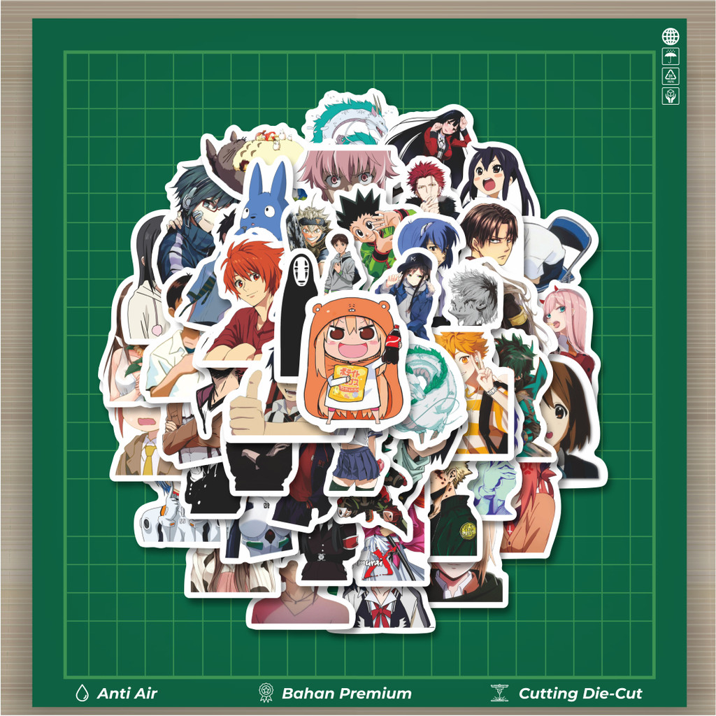 HOT 50 PCS STICKERS Japanese Anime Cartoon Stickers Fashion Cars Decal ...