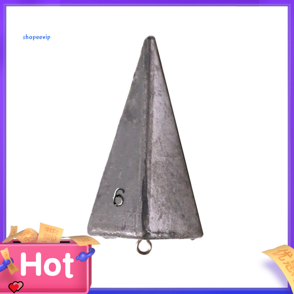 SPVPZ Fishing Lead Sinker Quad Shape Lead Weight 2-6oz Triangular ...