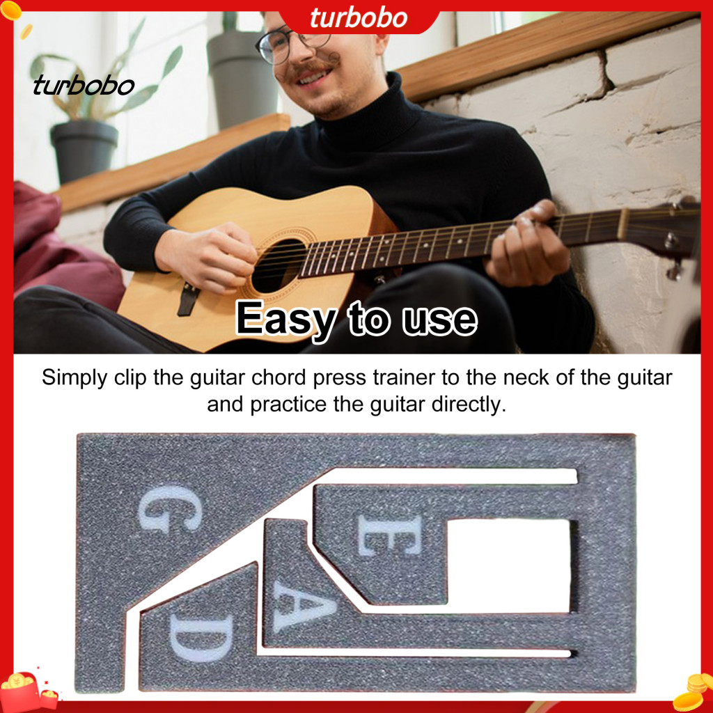 turbobo Guitar Chord Press Trainer Easy Guitar Chord Learning Device ...