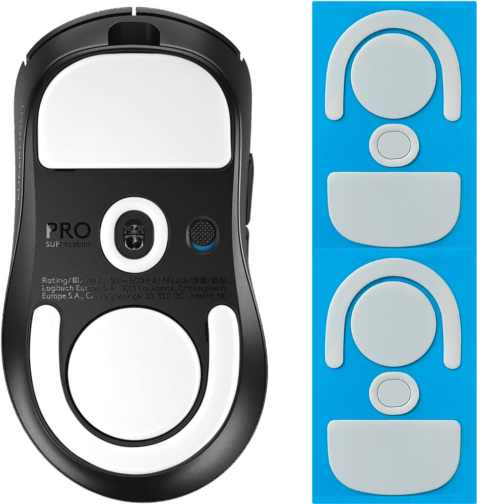 2Sets Rounded Curved Edges Mouse Feet Skates for Logitech G Pro X ...