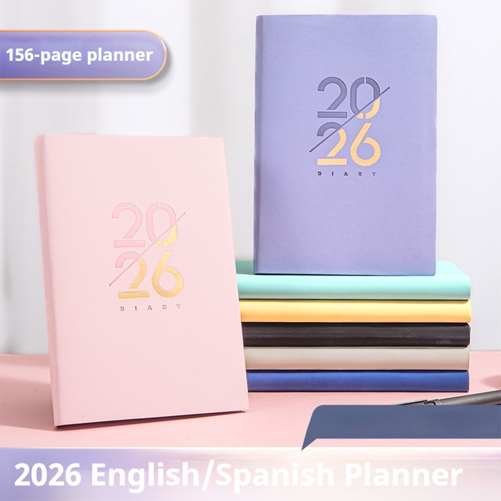 2026 Monthly&Weekly&Yearly Planner A5 English Schedule Daily Plan ...