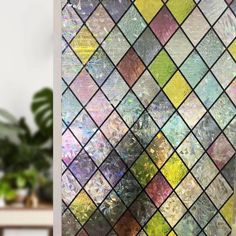 Window Shading Peeping Frosted Glass Bathroom Door Window Sticker ...