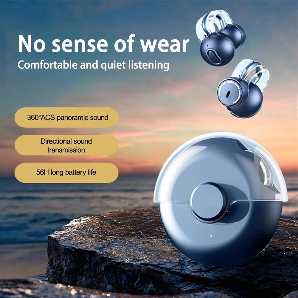 S36 Bluetooth Earphone True Wireless Earbuds EarClip Open Ear Sport Stereo Headset Built-in Mic ...