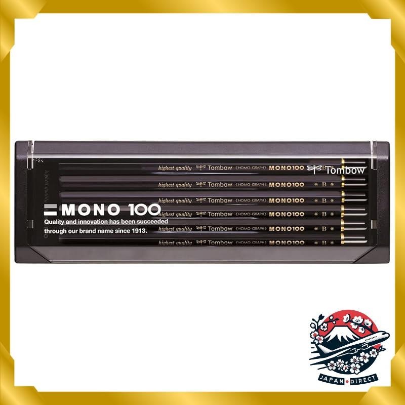 Tombow Pencil High-end Pencil B MONO 100 (High-density structure with super fine particles ...