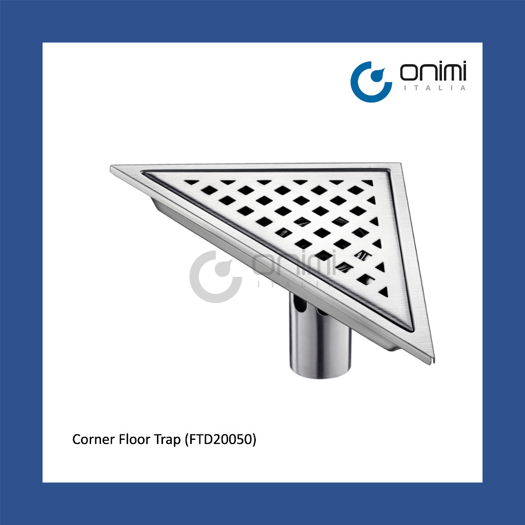 Onimi Italia - Corner Floor Trap / L shape Floor trap / Insert tile ...