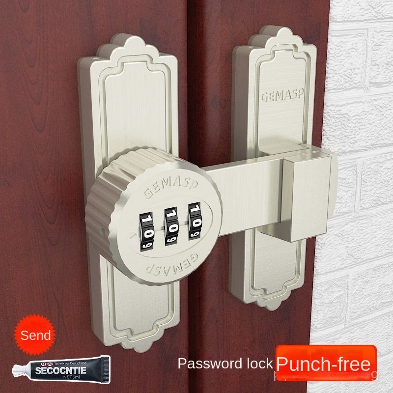 Hidden Hole Password Lock Shoe Cabinet Double Door Wardrobe Lock ...