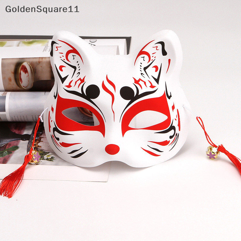 GG Anime Foxes Mask Japanese Cosplay Rave Hand-Painted Anime Demon ...