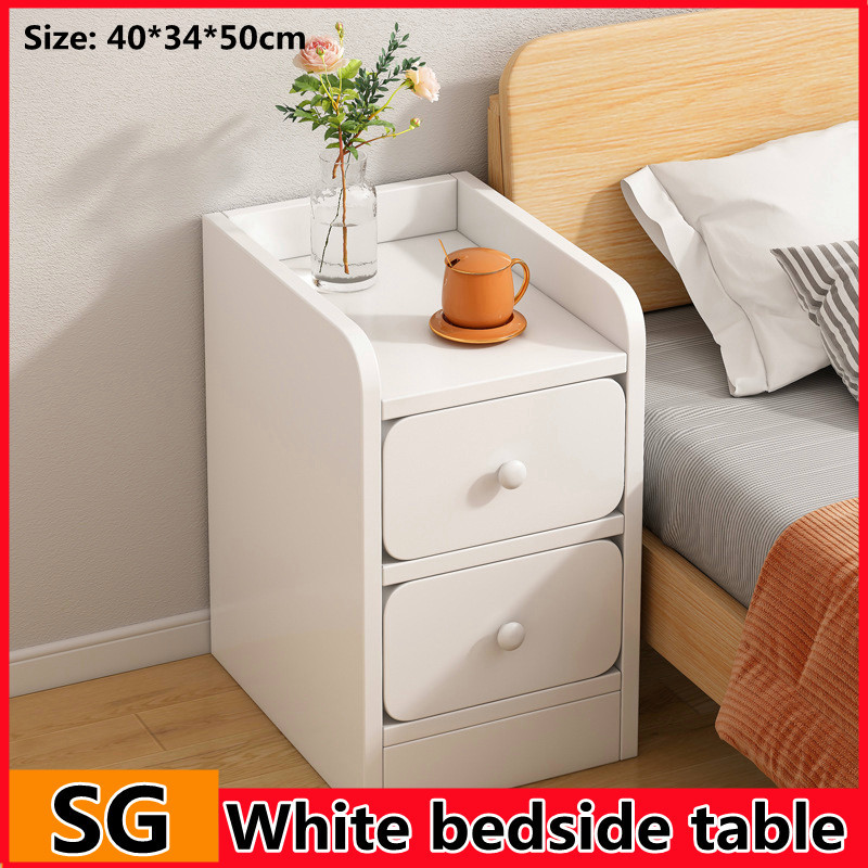 Bedside Cabinet Modern Storage Bedside Table Bedroom Side Cabinet with ...