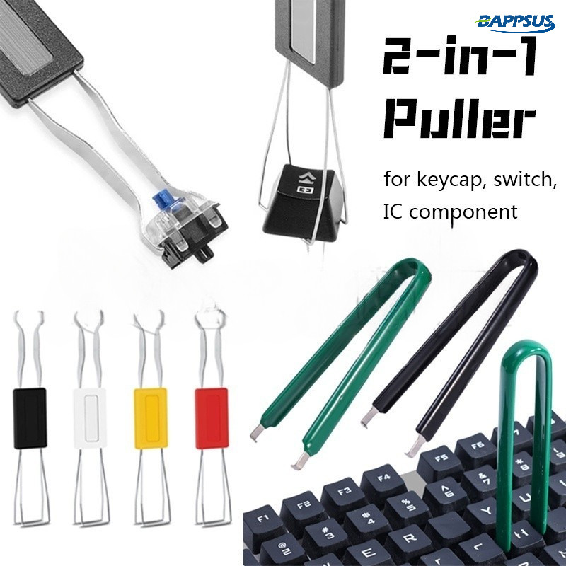 Stainless Steel Mechanical Keyboard Keycap Switch Puller Shaft Keycaps ...