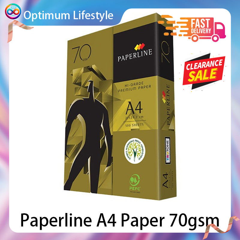 Paperline Copier Paper 80gsm A4 Business Paper 1 Carton (5 Ream) | Shopee Singapore