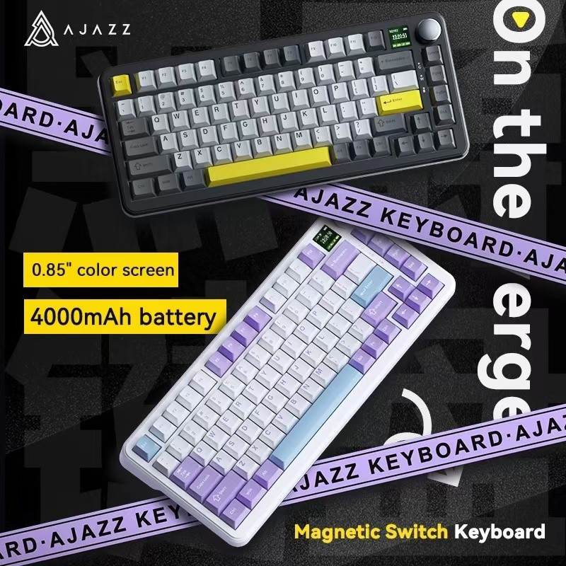 Ajazz AK820 MAX Magnetic Switch Mechanical Keyboard E-sports Wireless ...
