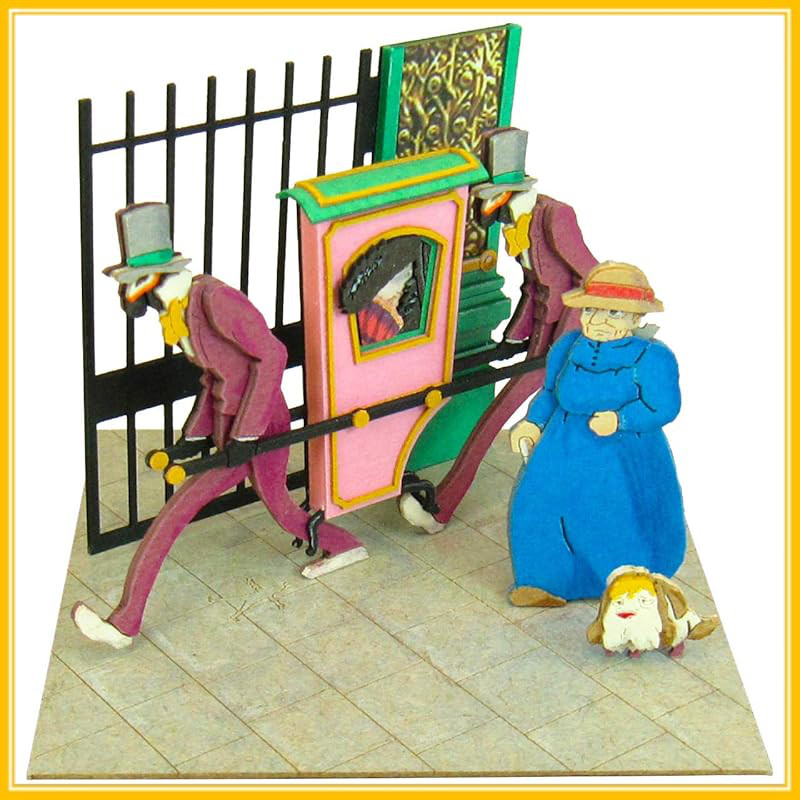 Studio Ghibli mini Howl's Moving Castle Witch of the Waste's Palanquin ...