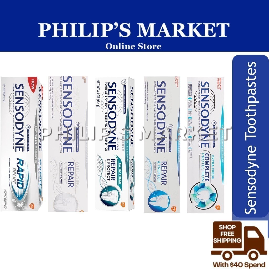 (Bundle of 2) Sensodyne Toothpastes 100g | Shopee Singapore