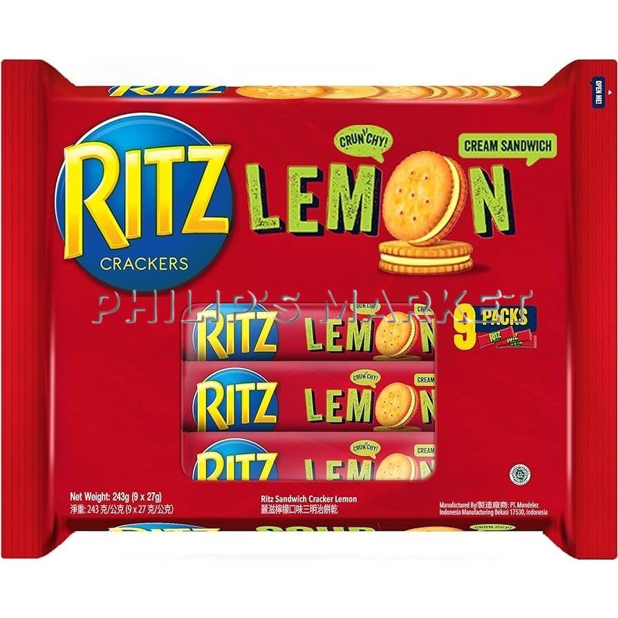 Ritz Sandwich Lemon Biscuit 243g (9s x 27g) | Shopee Singapore