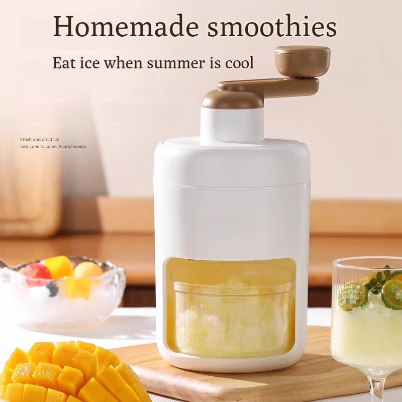 [SG Stock]Small Manual Handheld Snow ice shaver machine Ice Breaker ...